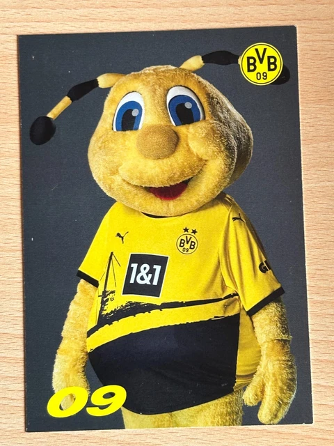 EMMA MASKOTTCHEN BVB Borussia Dortmund Autogrammkarte unsigniert # ...