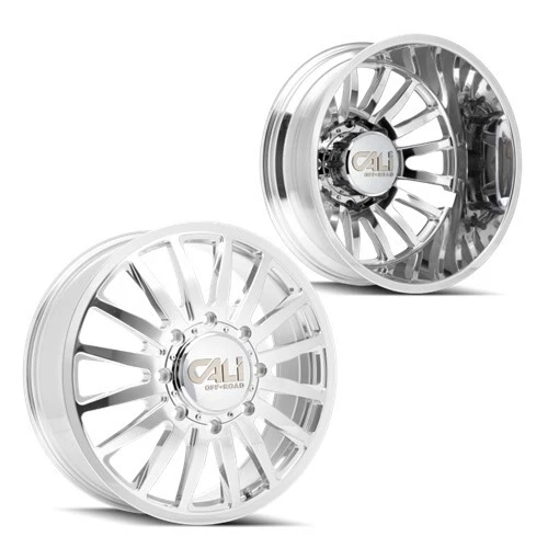 20X8.25 CALI SUMMIT 9110D Polish/Milled FORD/DODGE Dually Wheels 8x200 ...