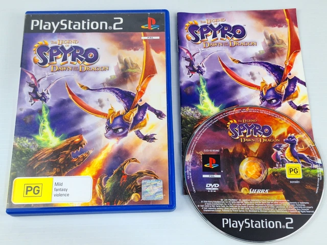 THE LEGEND OF Spyro Dawn of the Dragon Sony PlayStation 2 PS2 COMPLETE ...