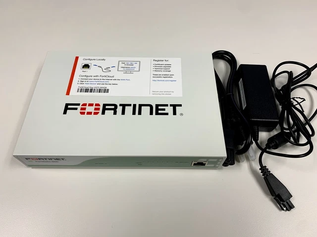 FORTINET FORTIGATE-60D NETWORK Firewall; No Power Cord £28.02 - PicClick UK