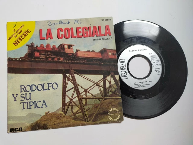 SP VINYLE 45T La colegiala "Rodolfo y su tipica" EM 1982 EUR 2,99 ...
