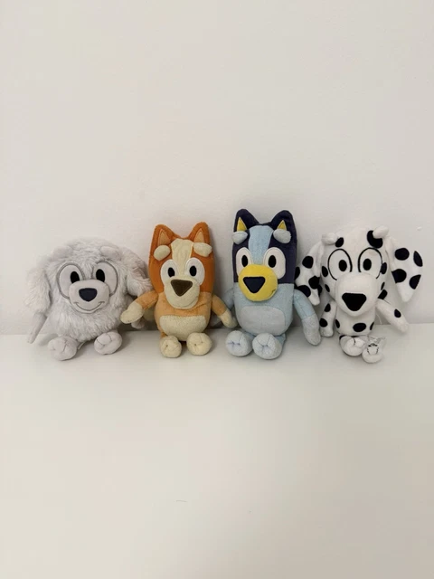 BLUEY BINGO CHLOE Lila Soft Plush Toys Moose 6” Bundle Bluey and ...