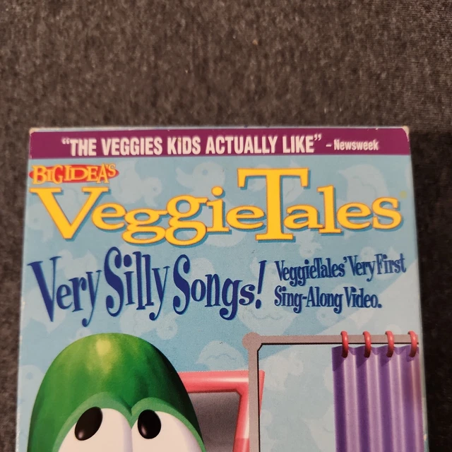 VEGGIETALES VERY SILLY Songs Sing Along VHS Video Tape Kids Christian ...