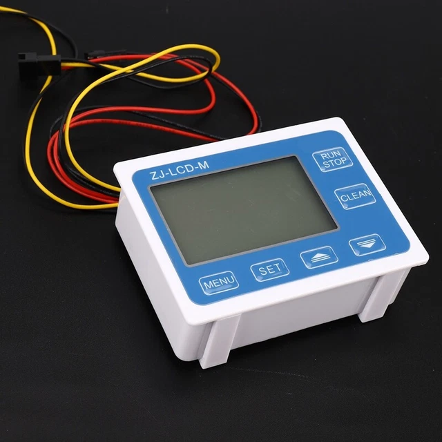 FLOW SENSOR LCD Display Flow Sensor Gauge Water Flow Sensor Turbine ...