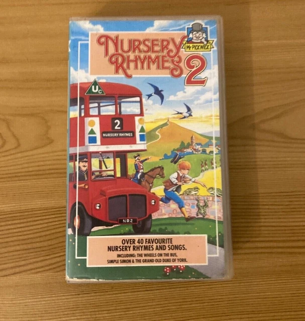 VINTAGE RARE NURSERY Rhymes 2 VHS (1993 Reissue) £7.50 - PicClick UK