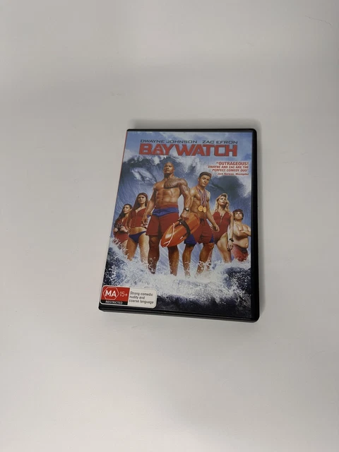 BAYWATCH DWAYNE JOHNSON Zac Efron David Hasselhoff DVD R4 Cult $39.00 ...
