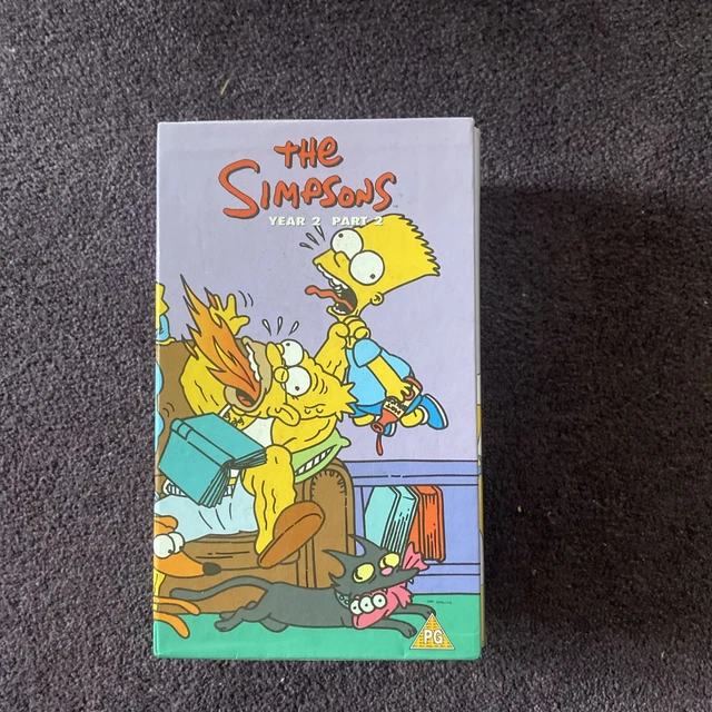 THE SIMPSONS YEAR 2 - Part 2 - Episodes 12-22 (Animated) (Box Set) (VHS ...