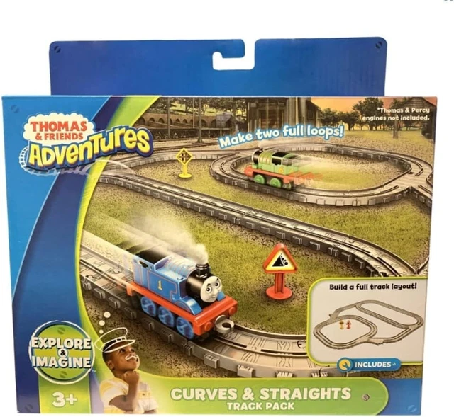 THOMAS THE TANK Engine & Friends Adventures 'Curves + Straights' Track ...