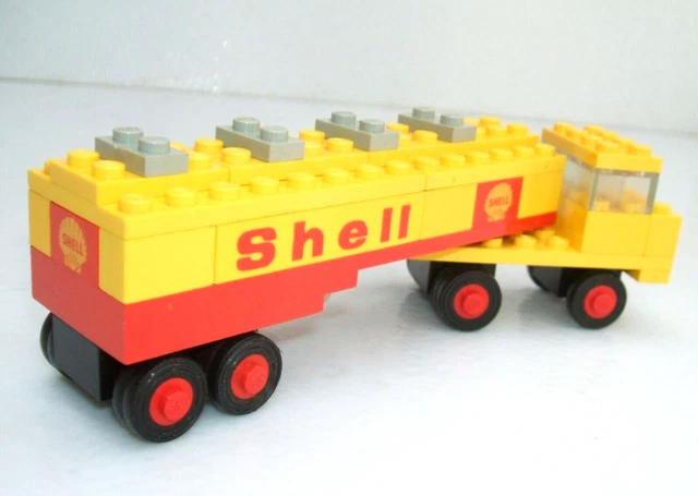 LEGO 621 VINTAGE Legoland Gas Station Shell Tanker Truck - 1970 - Set ...