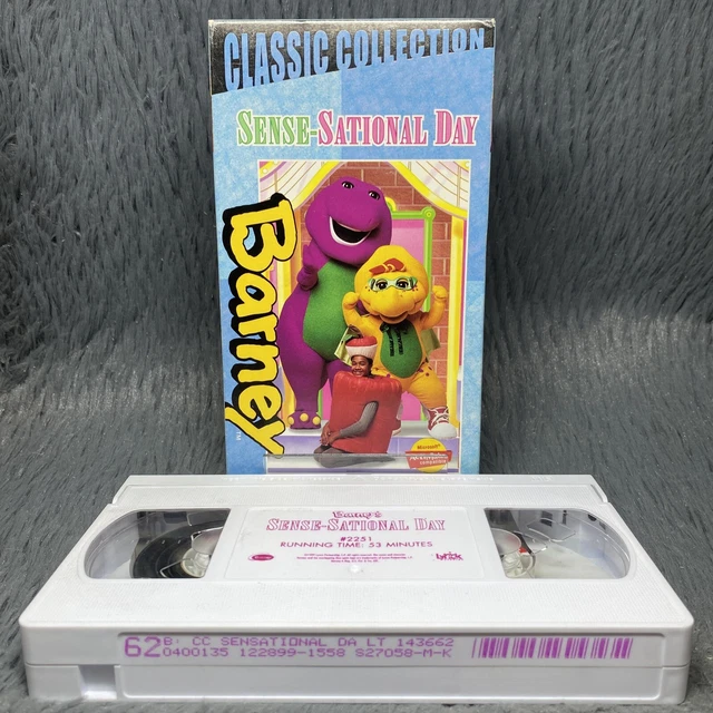BARNEY - BARNEYS Sense-Sational Day VHS 2000 Tape Classic Collection ...