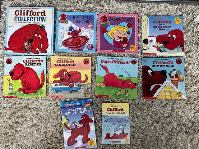 CLIFFORD THE BIG Red Dog by Norman Bridwell Book Lot & Boxed Set, 10 ...