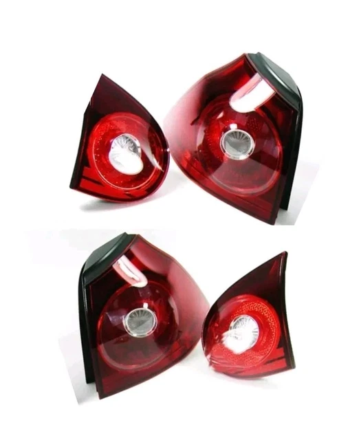 RARE VW GOLF Mk5 Edition 30 GTI R32 Cherry RED Rear LIGHT set X4 ...