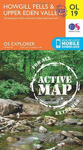 OS EXPLORER CARTE Actif OL19 Howgill Montagne (OS ) Par Ordnanc EUR 22 ...