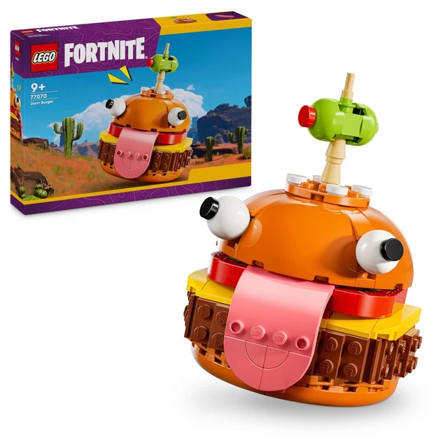 LEGO FORTNITE DURRR Burger Set, Video Game Character Building Toy for 9 ...