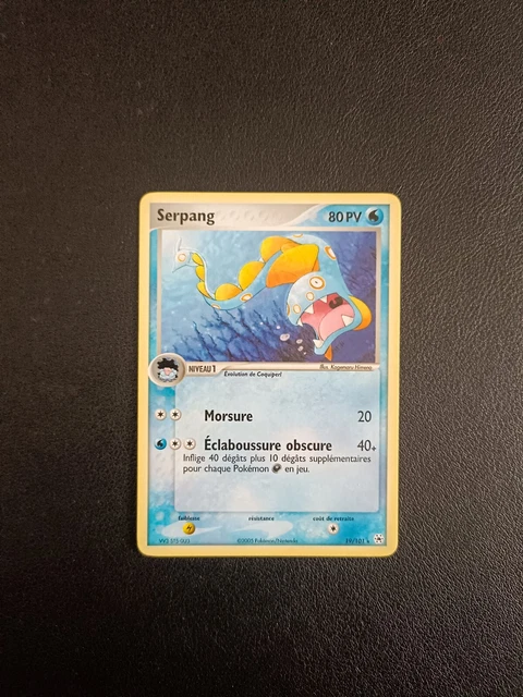 CARTE POKÉMON SERPANG 19/101 Rare EX Légendes Oubliées FR Exc EUR 3,50 ...