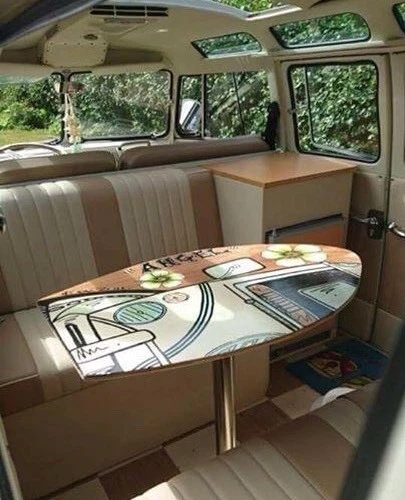 VW TRANSPORTER TABLE Top for Campervan Motorhome Caravan £120.00 ...
