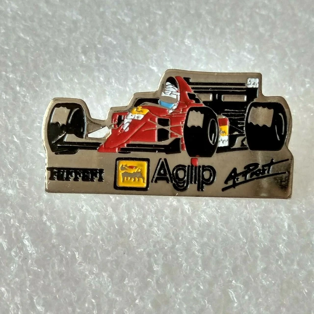 PIN'S LAPEL PIN pins F1 FORMULA ONE FORMULE 1 FERRARI ALAIN PROST AGIP ...