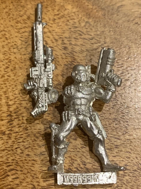 IMPERIAL VINDICARE ASSASSIN Sniper Metal Figure 1990s OOP Warhammer 40k ...