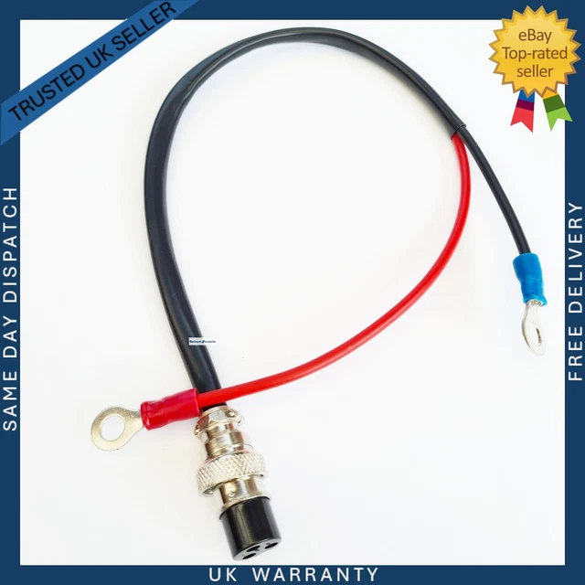 BEN SAYERS 3 Pin Lead Acid Battery Connector Cable for Ban Sayers Golf ...