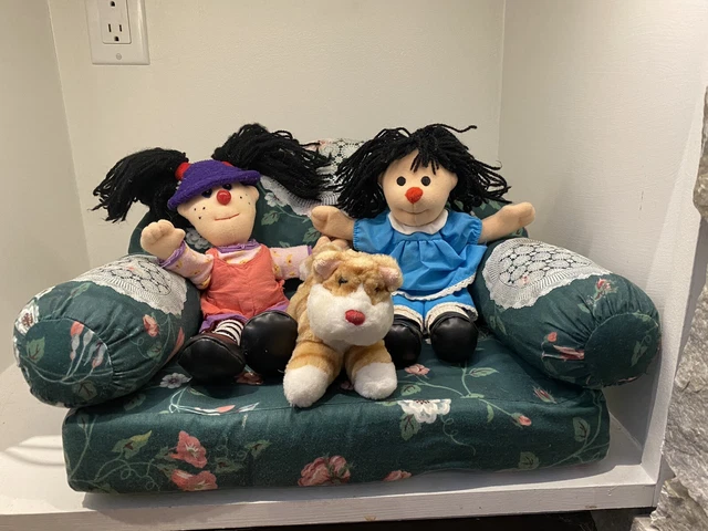 Big Comfy Couch Sofa Set 1997 Loonette Molly And Snicklefritz Big Comfy Corp 40000 Picclick Ca