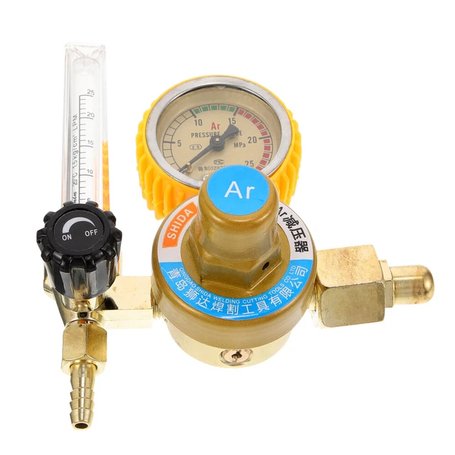 ARGON REGULATOR INDICATOR Air Regulator Argon Flow Indicator Welder Gas ...