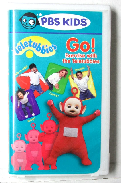 TELETUBBIES GO EXERCISE with the Teletubbies (VHS) PBS KIDS VIDEO TAPE ...