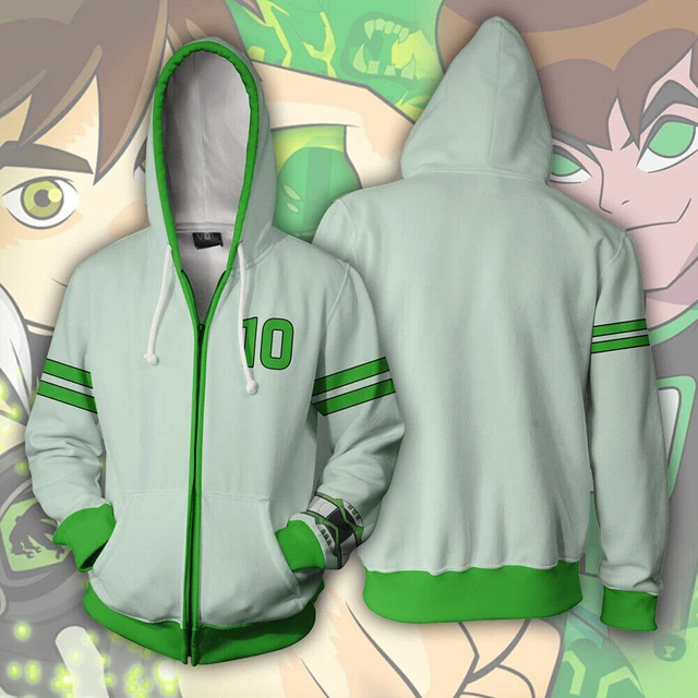 BEN10 ALIEN FORCE Ultimate Omnitrix Hoodie Jacket Benjamin Cosplay ...