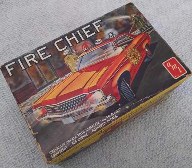 RARE UNBUILT AMT 1/25 PLASTIC MODEL KIT 1970 CHEVY Chevrolet IMPALA ...
