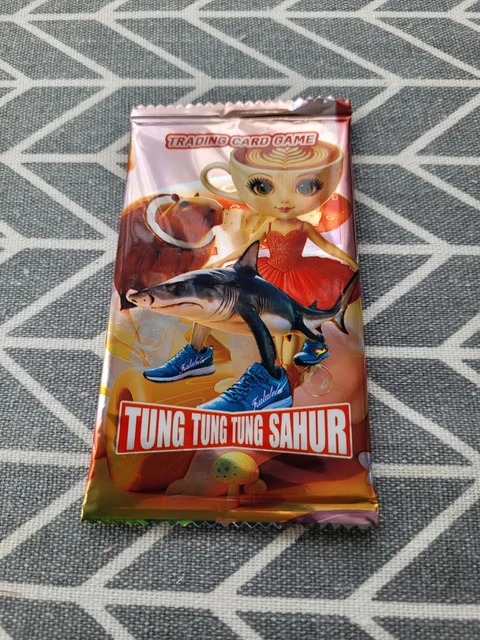 ITALIAN BRAINROT TUNG Tung Tung Sahur Trading Card Game 1 PACK XMAS ...