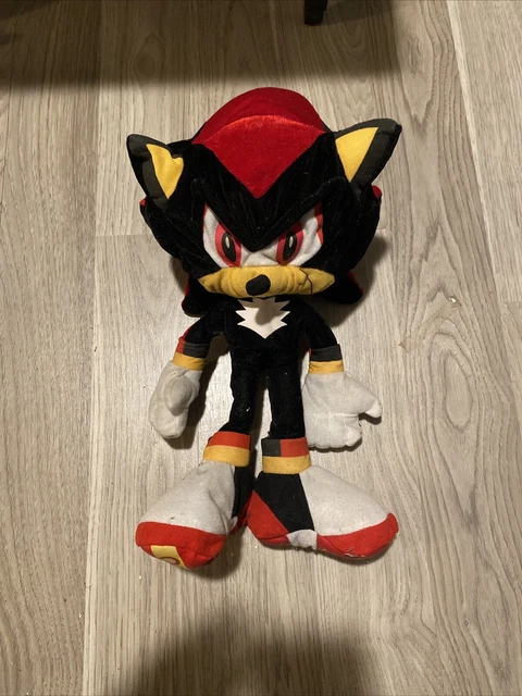 SONIC THE HEDGEHOG SHADOW Plush Toy Squishmallow Kellytoy 2023 7” Sega ...