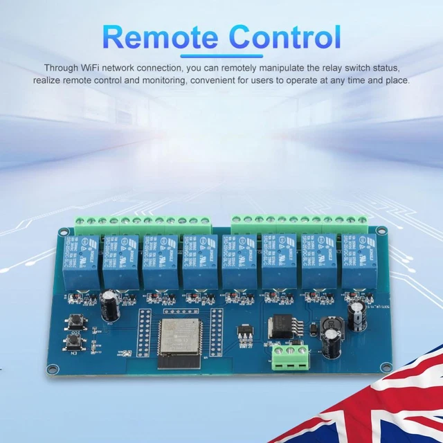 ESP32 ESP32-WROOM DEVELOPMENT Board DC 5-30/60V ESP32 WIFI BT BLE Relay Module £16.67 - PicClick UK