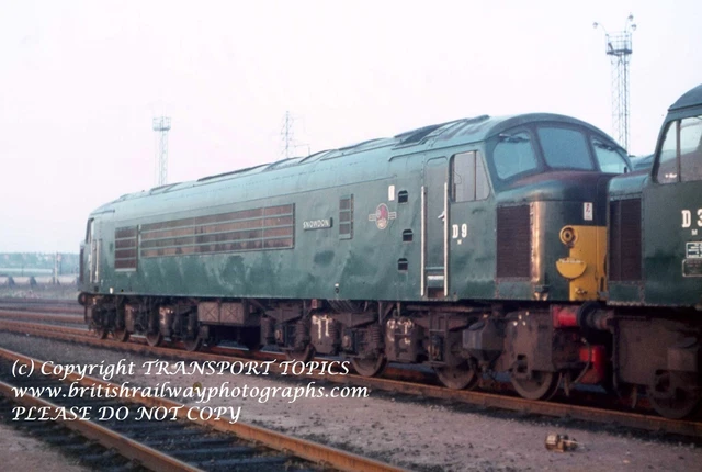DIESEL RAILWAY PHOTO CLASS 44 PEAK D9 SNOWDON Toton Sunday 05-10-69 £0. ...