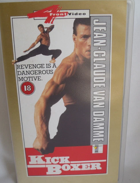 KICK BOXER VHS PAL Video 1989 Jean-Claude Van Damme Thriller Rare ...