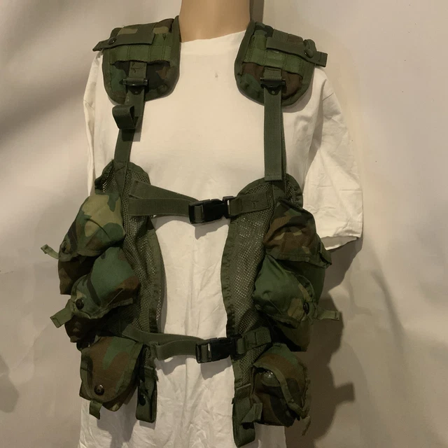 US ARMY TACTICAL Enhanced Load Bearing Vest Lbv Vest, AIRSOFT/PAINTBALL ...