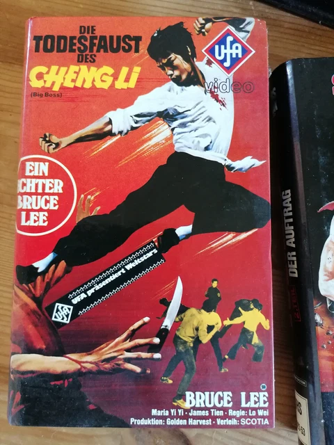VHS RARITÄT: BRUCE LEE - DIE TODESFAUST DES CHENG LI (1971) ab 18 J HARTBOX EUR 29,99 - PicClick DE