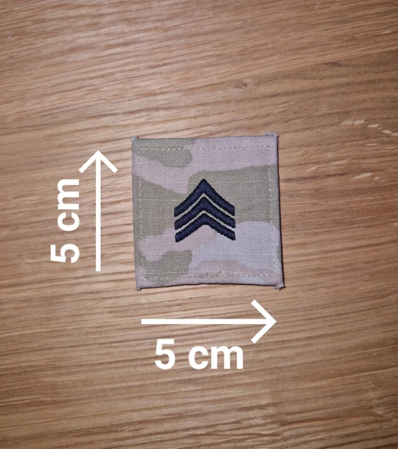 US ARMY AUFNÄHER Patch Rangabzeichen Sergeant mit Klett, multicam EUR 2,50 - PicClick DE