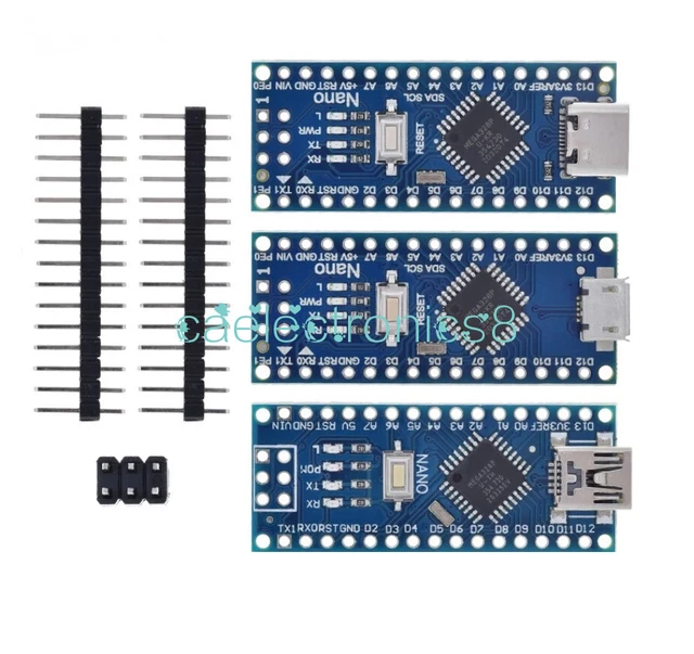 NANO V3.0 TYPE-C / Mini USB ATmega328P-AU 5V 16MHz CH340 Driver Micro ...
