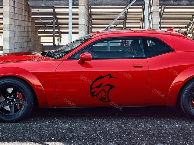 3 X DODGE Hellcat Stickers for Doors fits Charger Challenger #24 £39.00 ...