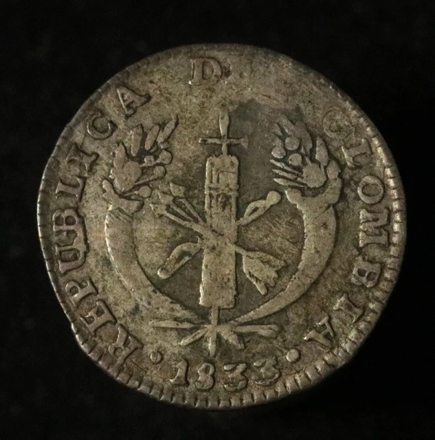 COLOMBIA 1833 RU 1 Real - Popayan Mint - VERY RARE $114.99 - PicClick CA