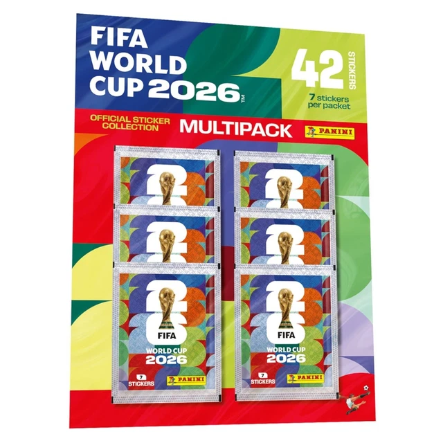 PANINI FIFA WORLD Cup 2026 Sticker Collection Multipack £8.99 - PicClick UK