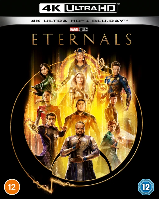 ETERNALS (4K UHD Blu-ray) Dong-seok Ma Kumail Nanjiani Barry Keoghan ...