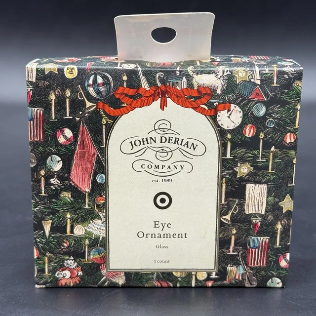 JOHN DERIAN FOR Target 2025 Glass Eye Christmas Holiday Ornament New £ ...