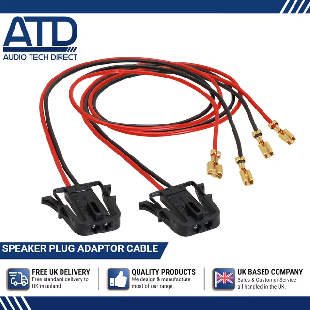 TWEETER SPEAKER ADAPTOR Plug For VW Golf MK4 MK5 MK6 MK7 MK8 Scirocco ...