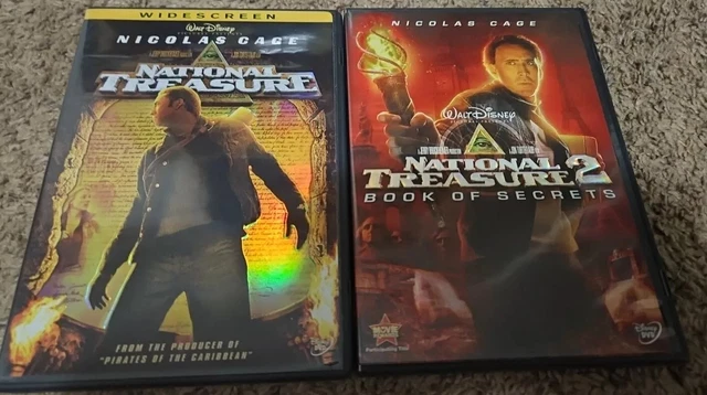 NATIONAL TREASURE & National Treasure 2: Book Of Secrets (2 DVD ...