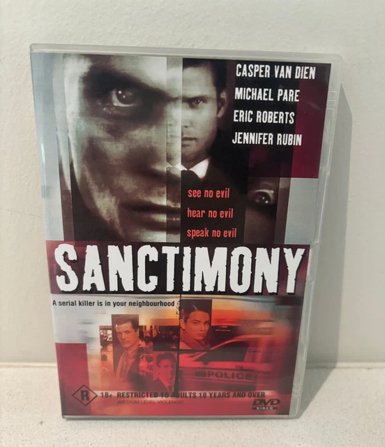 SANCTIMONY (DVD, 2000) Casper Van Dien, Jennifer Rubin. Region 4 $3.00 ...