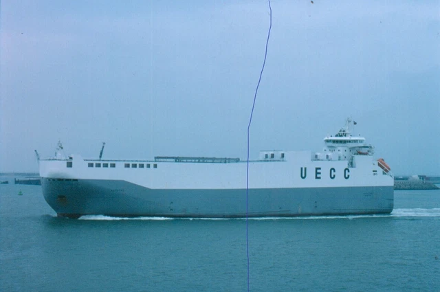 ORIGINAL SHIP COLOUR Slide Cargo Vessel Uecc Vehicle Carrier 'Autosky ...
