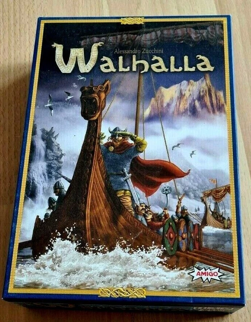 WALHALLA AMIGO FAMILIEN Brettspiel Wikinger Strategie 3-4 Spieler 12 ...