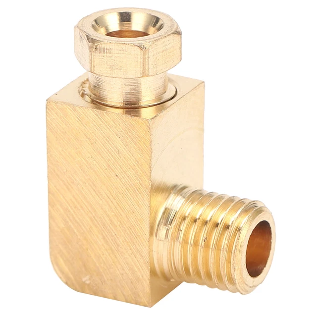 BRASS 90 DEGREE Elbow Compression Tube Pipe Fitting Connector Adapter $10.57 - PicClick AU