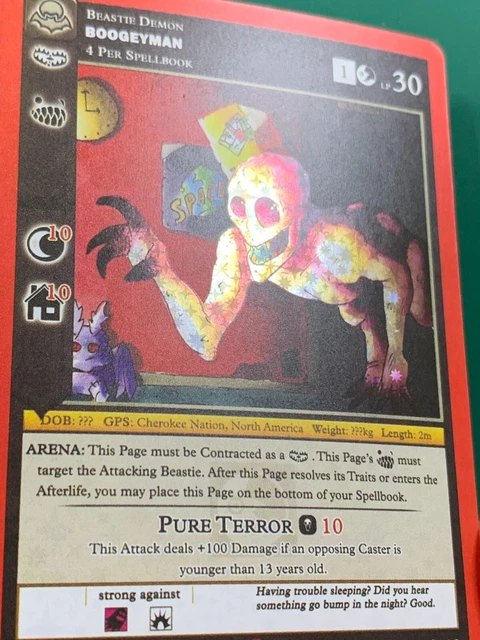 BOOGEYMAN 38/163 METAZOO 1st Edition Nightfall Reverse Holo $1.49 ...