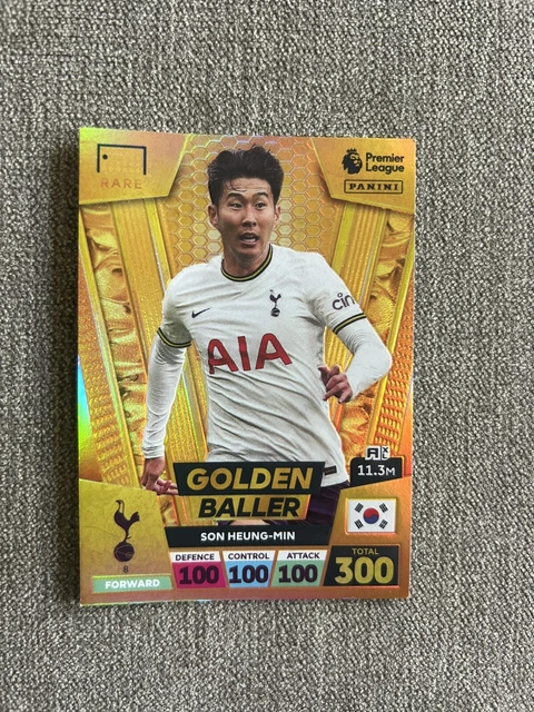 PANINI ADRENALYN XL Premier League 2023 Golden Baller Card Son Heung ...